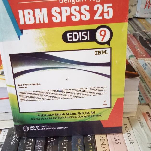 Jual SUPER!!-352 Buku APLIKASI ANALISIS MULTIVARIATE dengan PROGRAM IBM SPSS 25 edisi 9 | Shopee ...