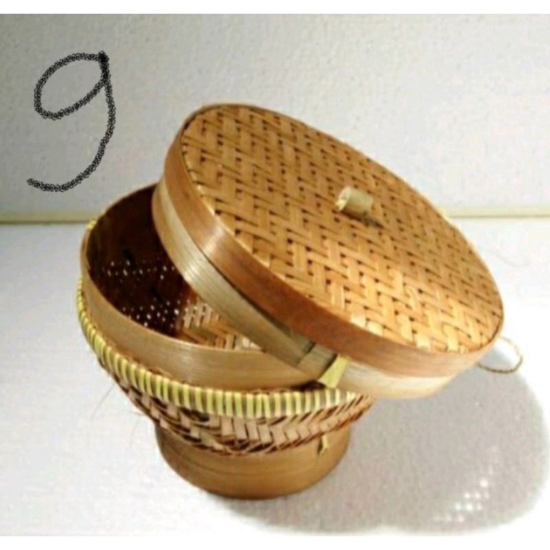 Jual ceting bambu / tempat nasi /anyaman bambu | Shopee Indonesia