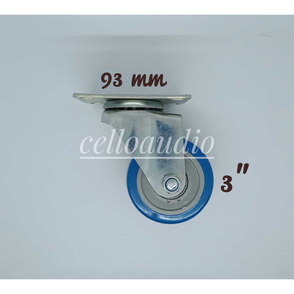 Jual Roda 3 Inch Polos Biru Type SY-PLZ06 | Shopee Indonesia