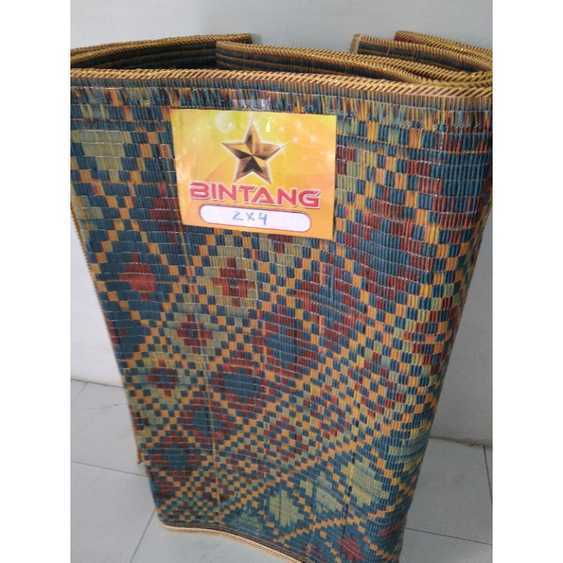 Jual Tikar Lipat Tradisional Karo / Tikar Lantai Tebal Plastik Mendong ...