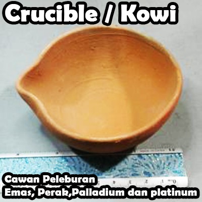 Jual kowi krusibel crucible peleburan emas crucible melting disc ...
