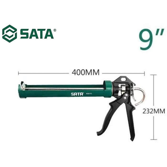 Jual SATA 90510 Alat Tembak Lem Kaca Sealant Manual Caulking Gun 9 Inch ...