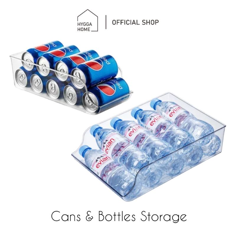 Jual Hygga Home The Home Edit/ Konmari Arcylic CAN Bottle Storage in ...