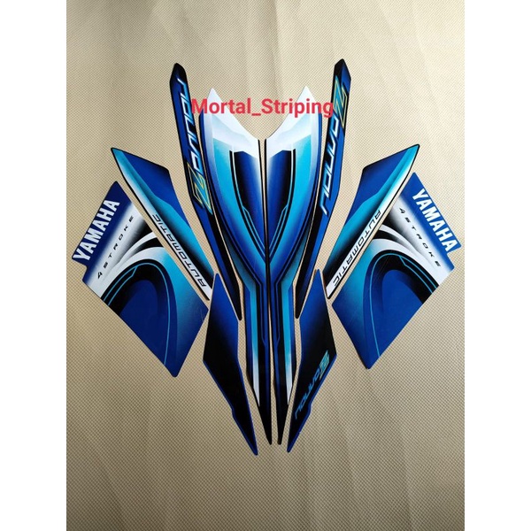 Jual STICKER STRIPING FULL SET LIS LIST BODI YAMAHA MOTOR NOUVO Z TAHUN ...