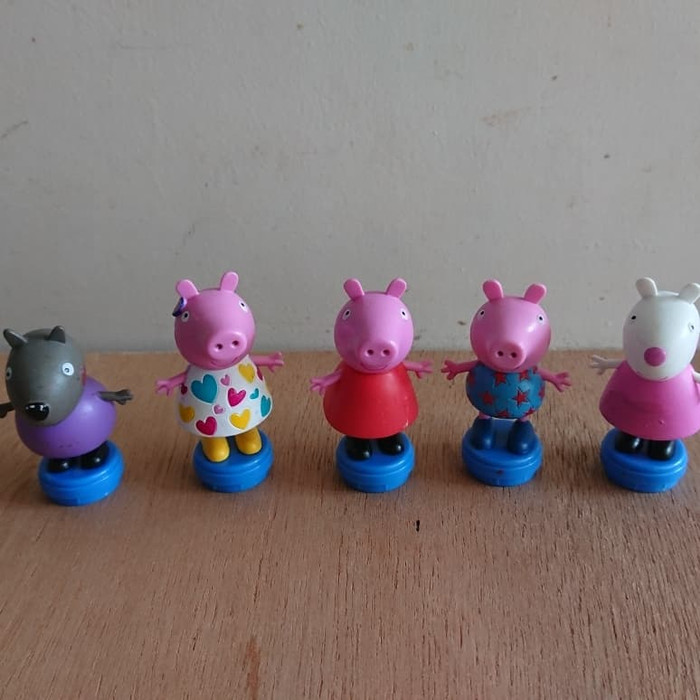 Jual Peppa Pig and Friends Figure Set Mainan Anak Boneka / Hiasan Kue ...