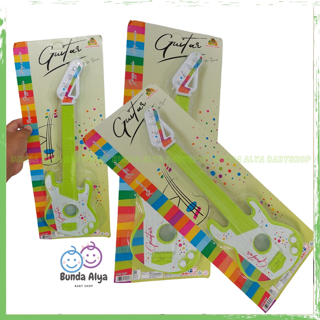 Jual Mainan Anak Gitar Alat Musik Senar Guitar - Alat Musik Edukatif ...