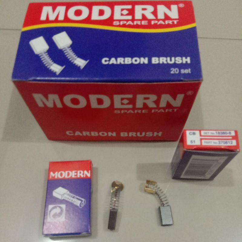 Jual Carbon brush modern CB 51 CB 100 CB 64 CB 411 / Bostel arang ...