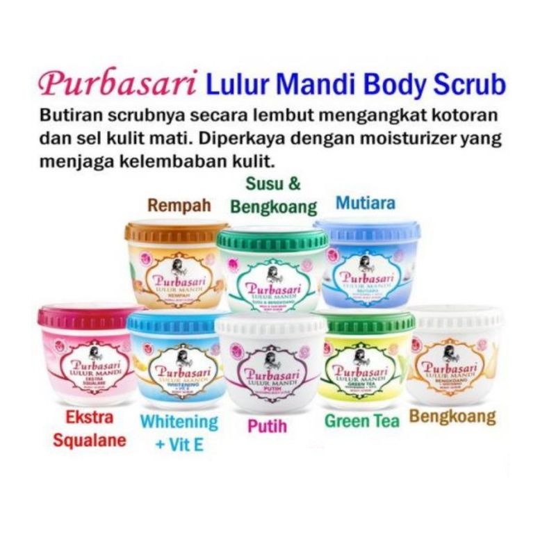Jual Purbasari lulur mandi body scrub / Purbasari body scrub ...