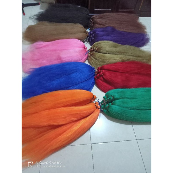 Jual CEMARA RAMBUT SAMBUNG 1 WARNA Bahan Sintetis Banyak Pilihan ...
