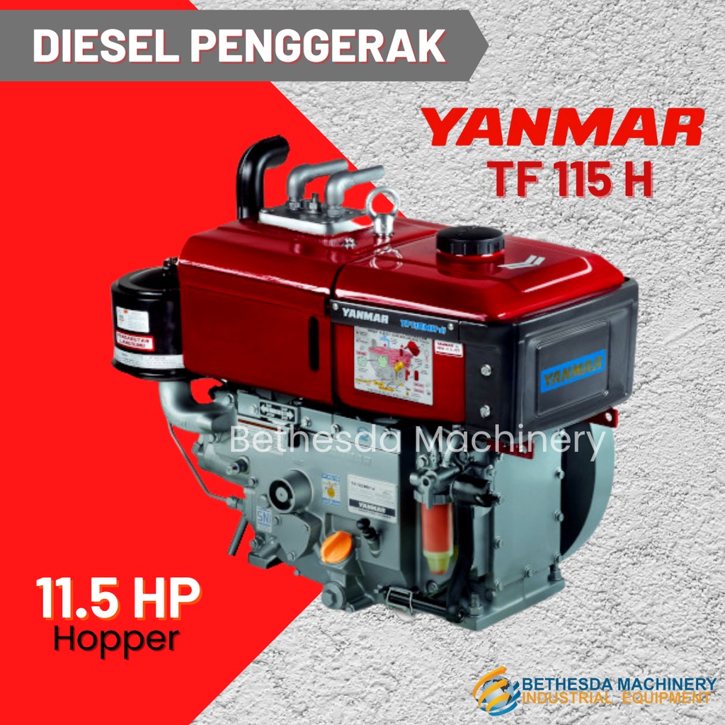 Jual Mesin Penggerak / Diesel Engine 11.5 Hp / 11.5 Pk YANMAR TF 115 MH ...