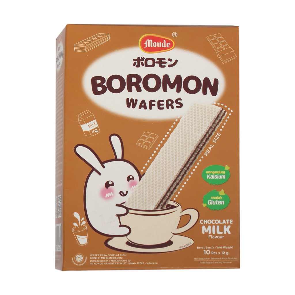 Jual MONDE BOROMON WAFERS SNACK WAFER ANAK CEMILAN SEHAT ANAK BERGIZI ...