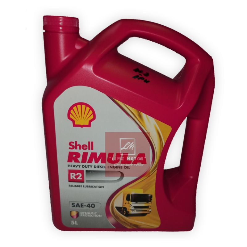 Jual Oli Shell Helix Rimula R2 SAE 40 Galon (5 Liter) Original | Shopee ...