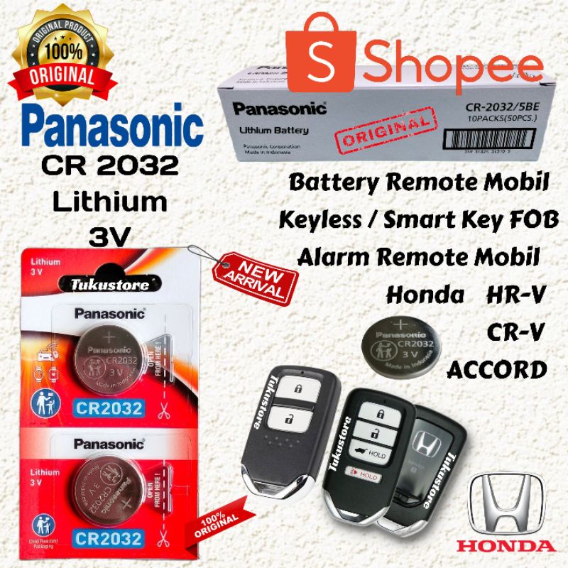 Jual Battery Honda CR-V & HRV & ACCORD Baterai Remote Mobil Honda CR-V ...
