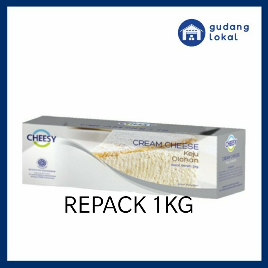 Jual Cheesy Cream Cheese 1Kg - Krim Keju Cheese Keju | Shopee Indonesia