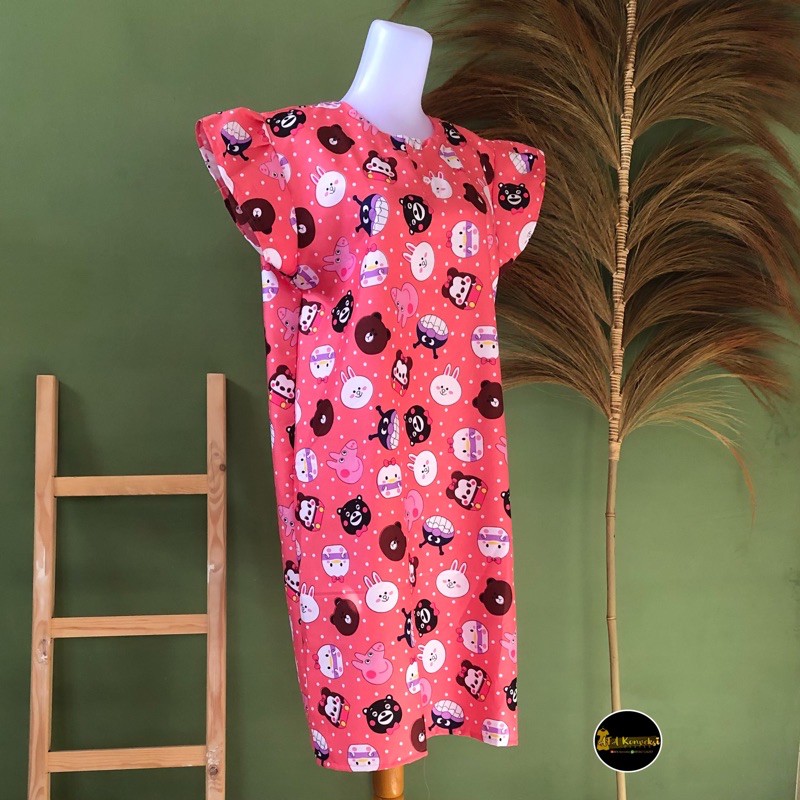 Jual Daster Midi Daster Katun Daster Motif Daster karakter Kartun Jumbo ...