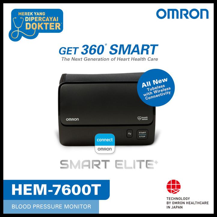 Jual Omron Blood Pressure Monitor Hem-7600T(With Bluetooth) | Shopee ...