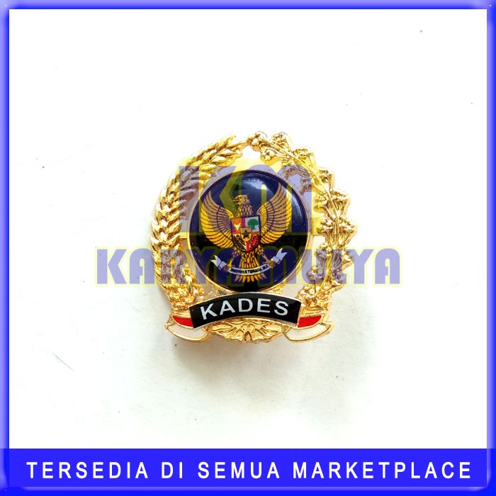 Jual Pin Kades Lurah - Lencana Kepala Desa Custom Desain - Karya Mulya ...