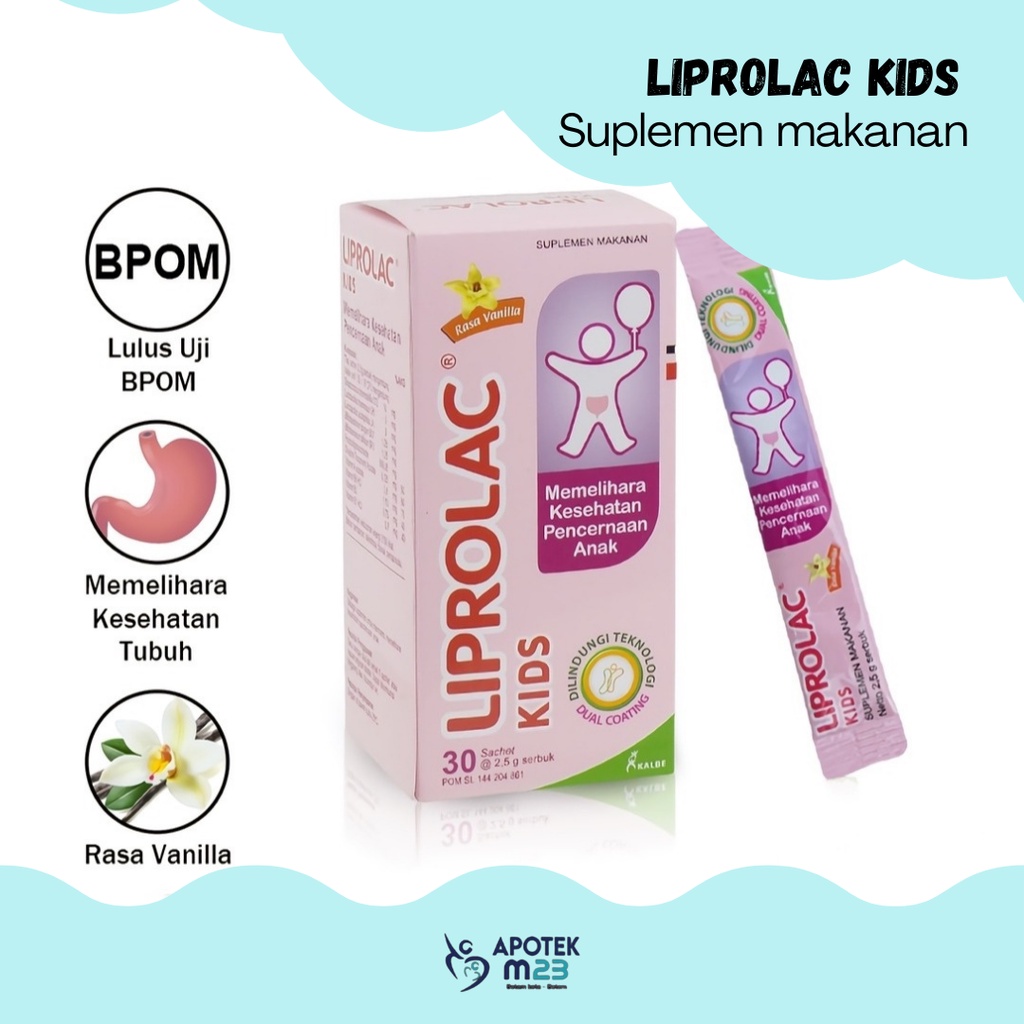 Jual Liprolac - Suplemen Probiotik dan Prebiotik Anak- Sachet | Shopee ...
