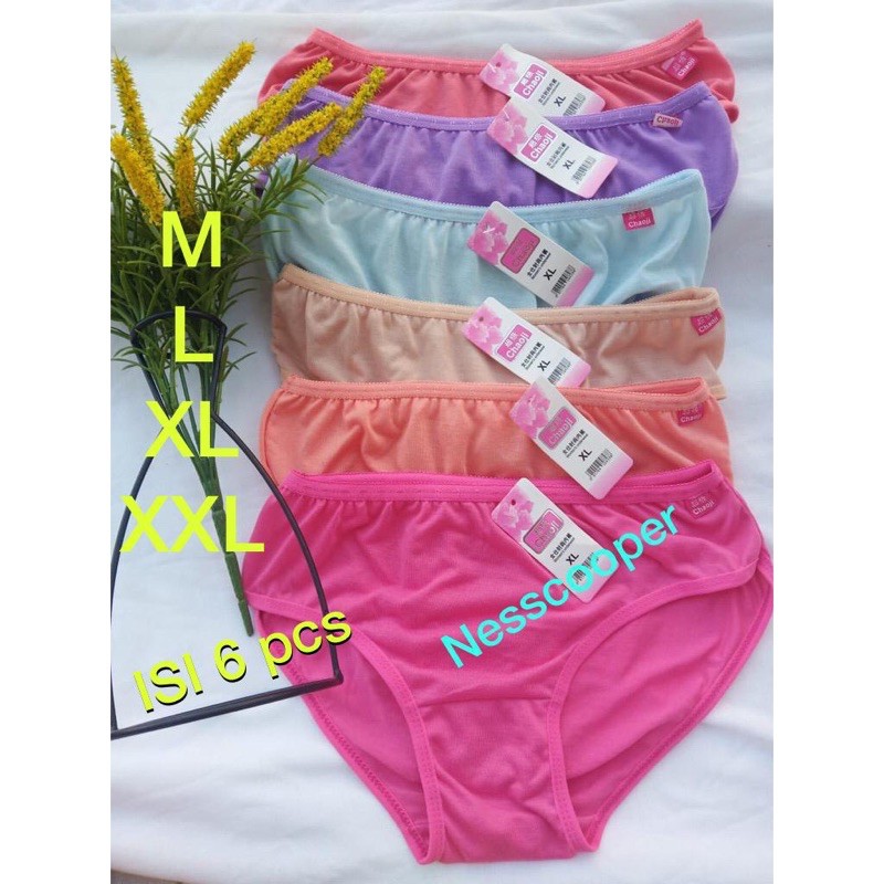 Jual CHAOJI CELANA DALAM TERMURAH M L XL XXL jumbo 6 pcs dan 12 pcs grosir(CD Kimma Murah ...