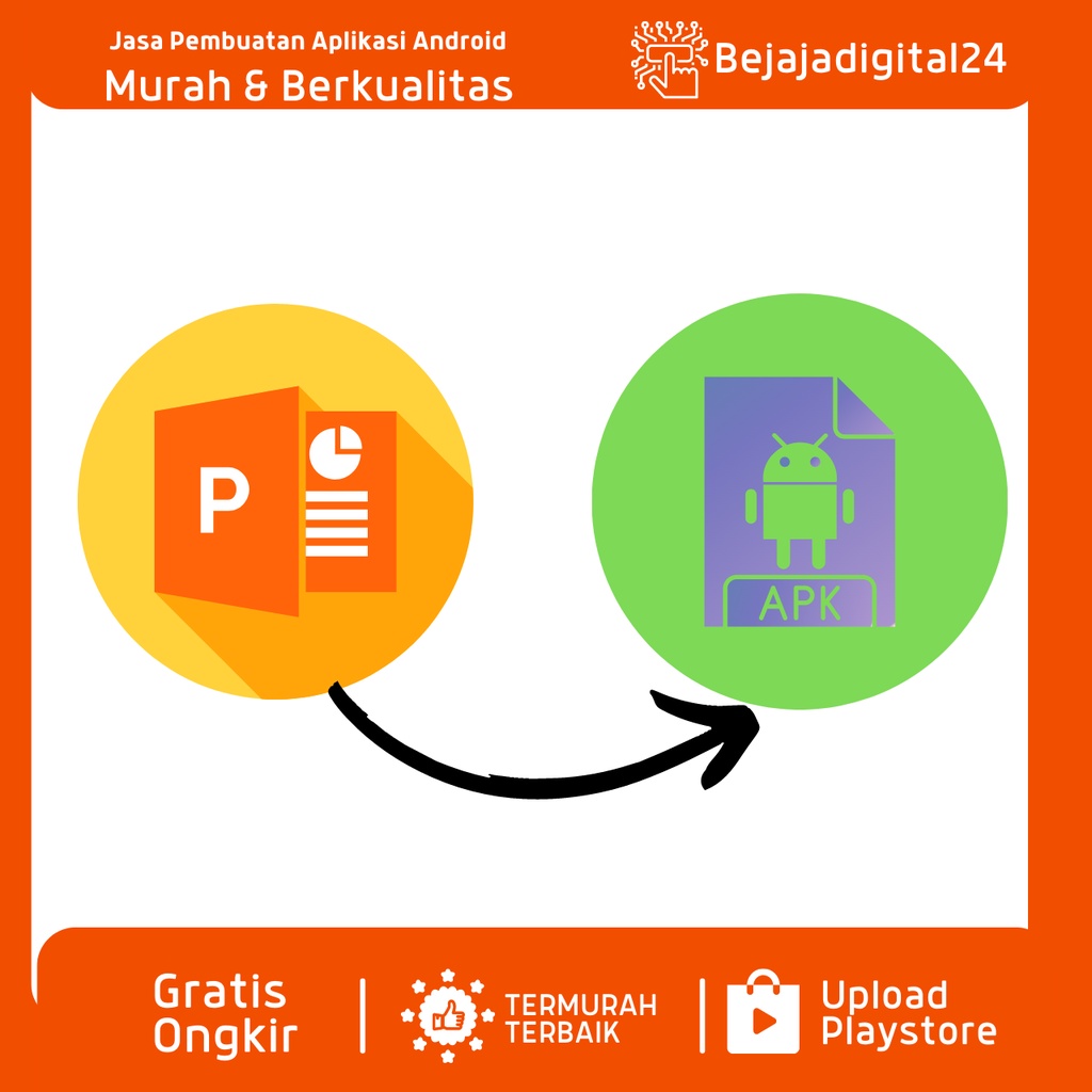 Jual Jasa Pembuatan Aplikasi android convert pptx ke apk upload ...