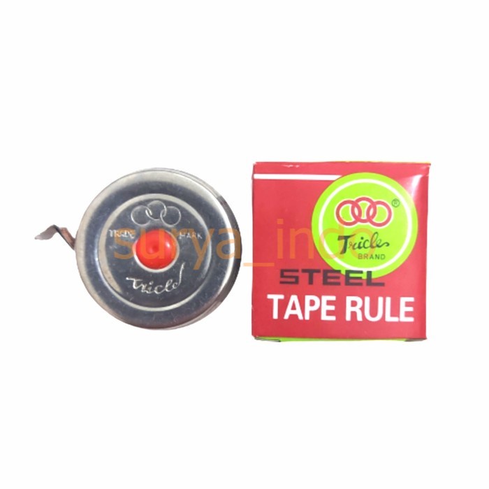 Jual METERAN / STEEL TAPE 2M STAINLESS STEEL TRICLE HIGH QUALITY ...