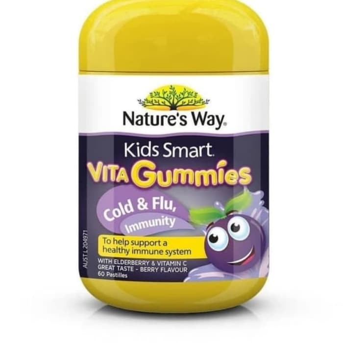 Jual Nature s Way Kids Smart Vita Gummies Cold & Flu Immune - 60 ...