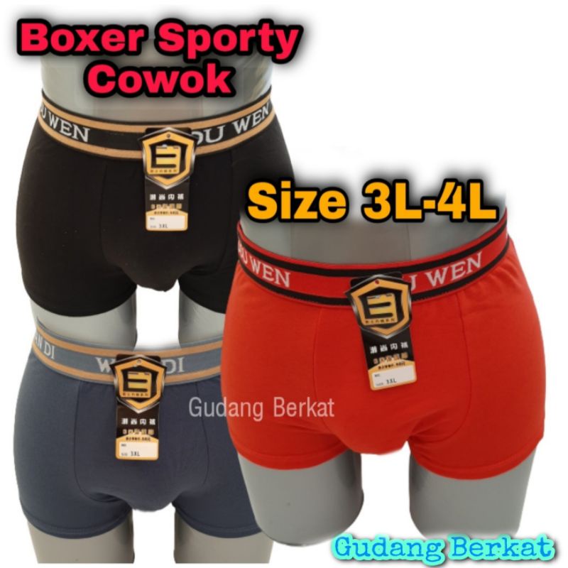 Jual Celana Dalam Pria / CD Sempak Boxer Pria Karet Pinggang ...