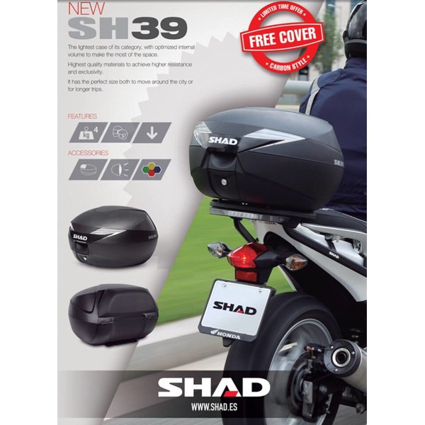 Jual Box SHAD SH 39 carbon | Shopee Indonesia