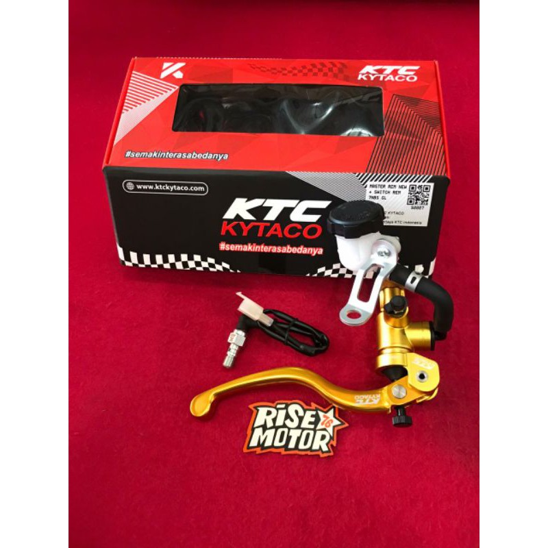 Jual Master Rem KTC Kytaco New Set Switch Rem 7NBS Gold | Shopee Indonesia