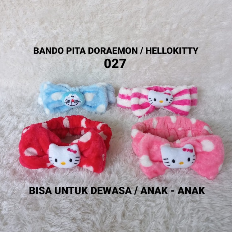 Jual BANDO PITA DORAEMON HELLO KITTY / BANDO PITA LUCU / BANDANA ...