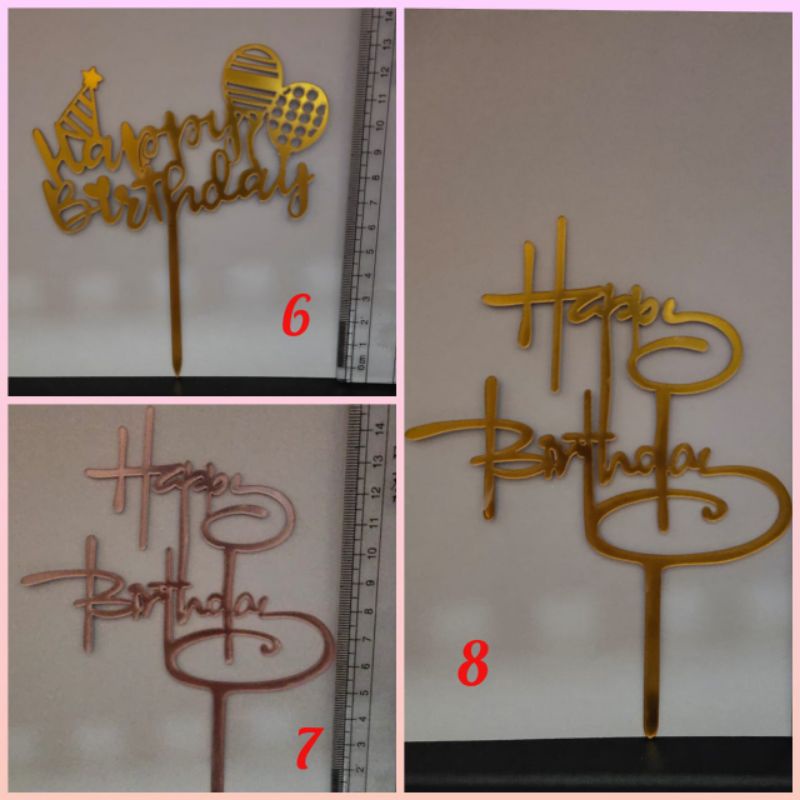 Jual Topper Happy Birthday / Topper Ulang Tahun | Shopee Indonesia