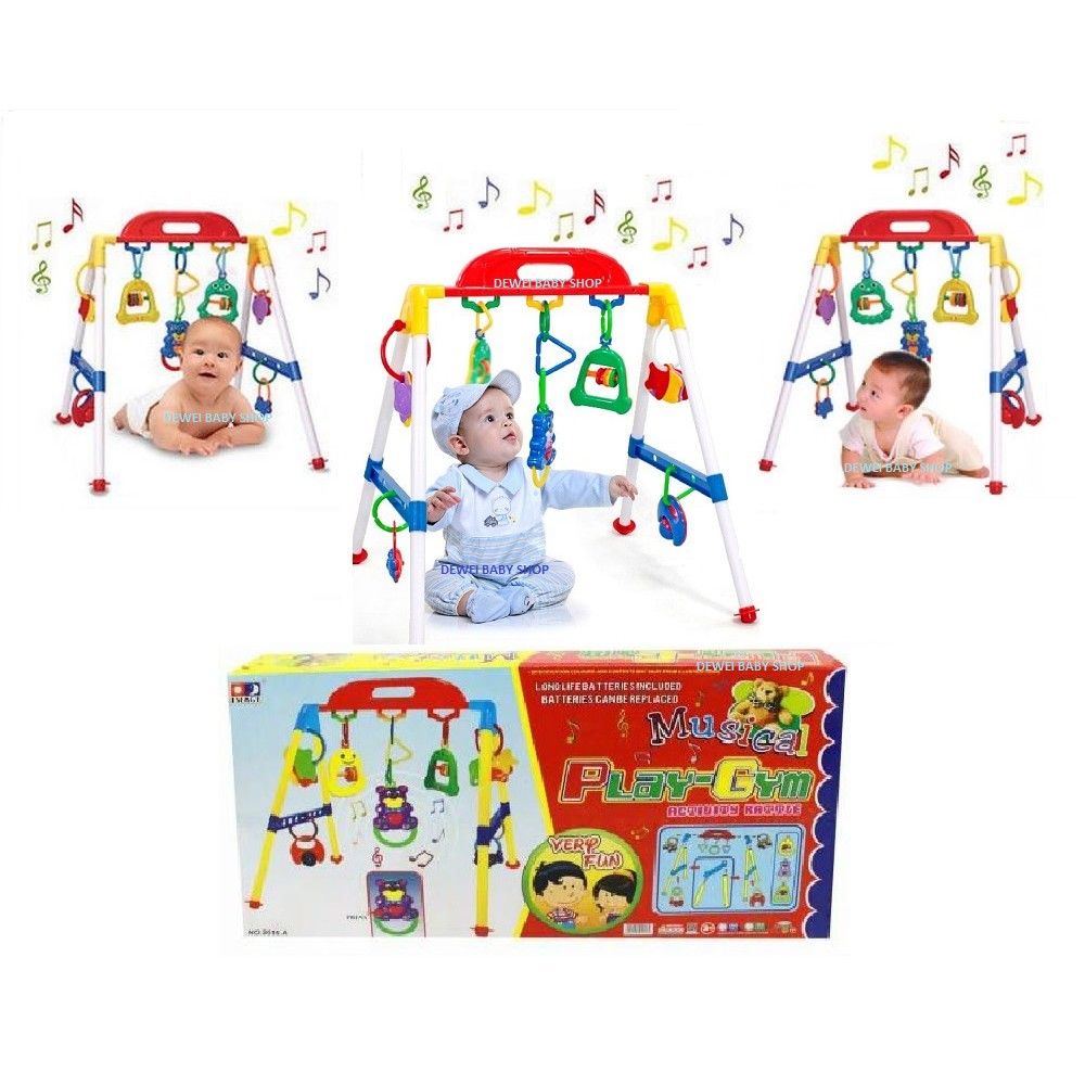 Jual Baby Musical Play Gym (Mainan Edukasi Belajar Gerak Motorik Bayi ...