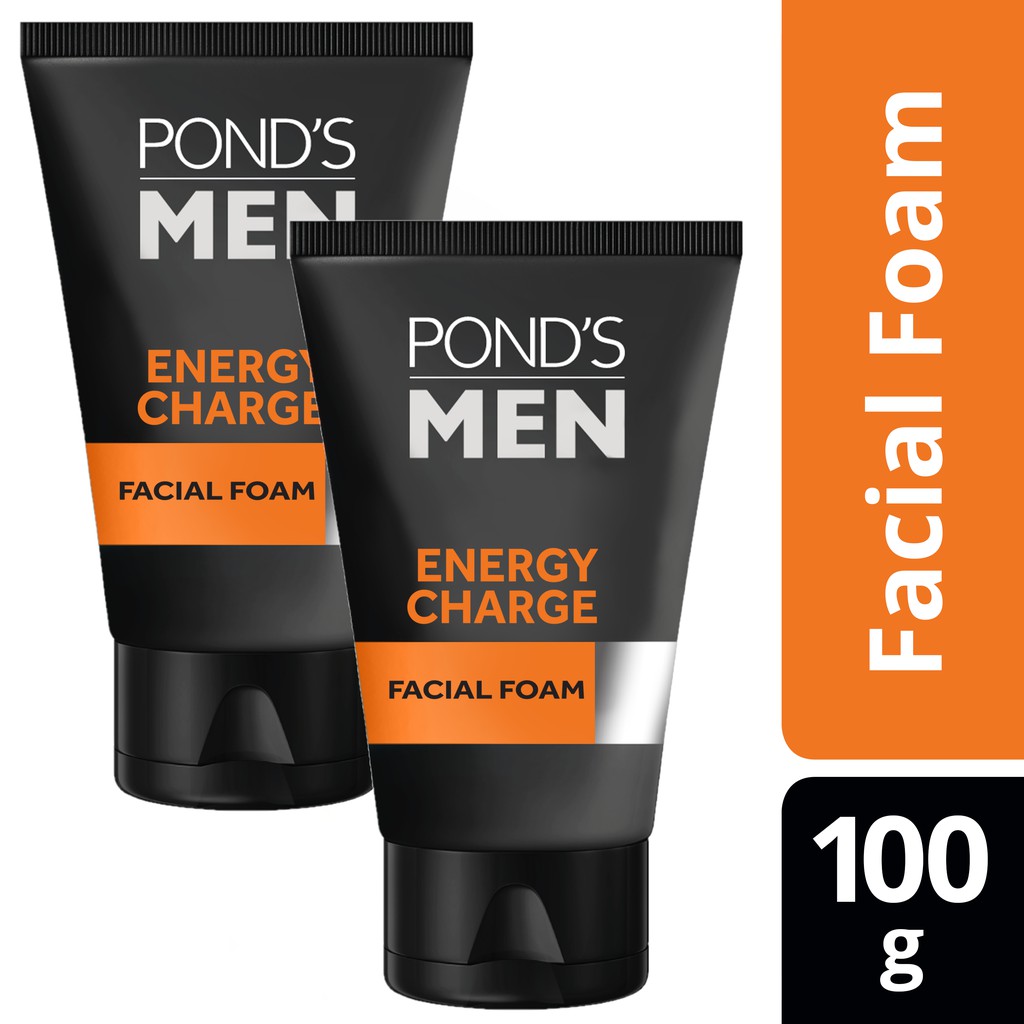 Jual Pond'S Men Energy Charge Facial Wash 100G Twin Pack | Shopee Indonesia