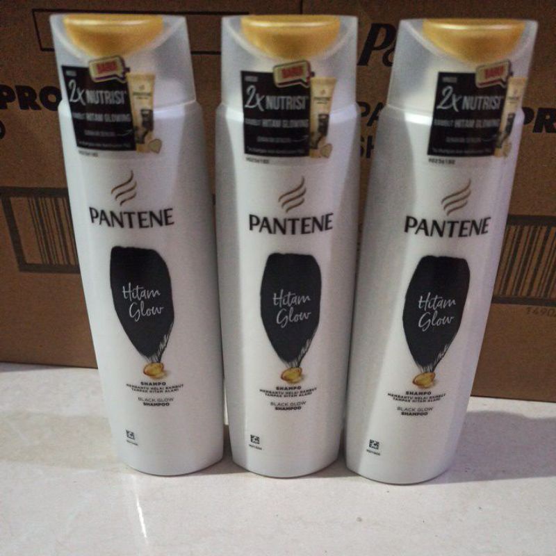 Jual Shampoo Pantene Hitam Glow 130ml 130 ml Kemasan Baru | Shopee ...