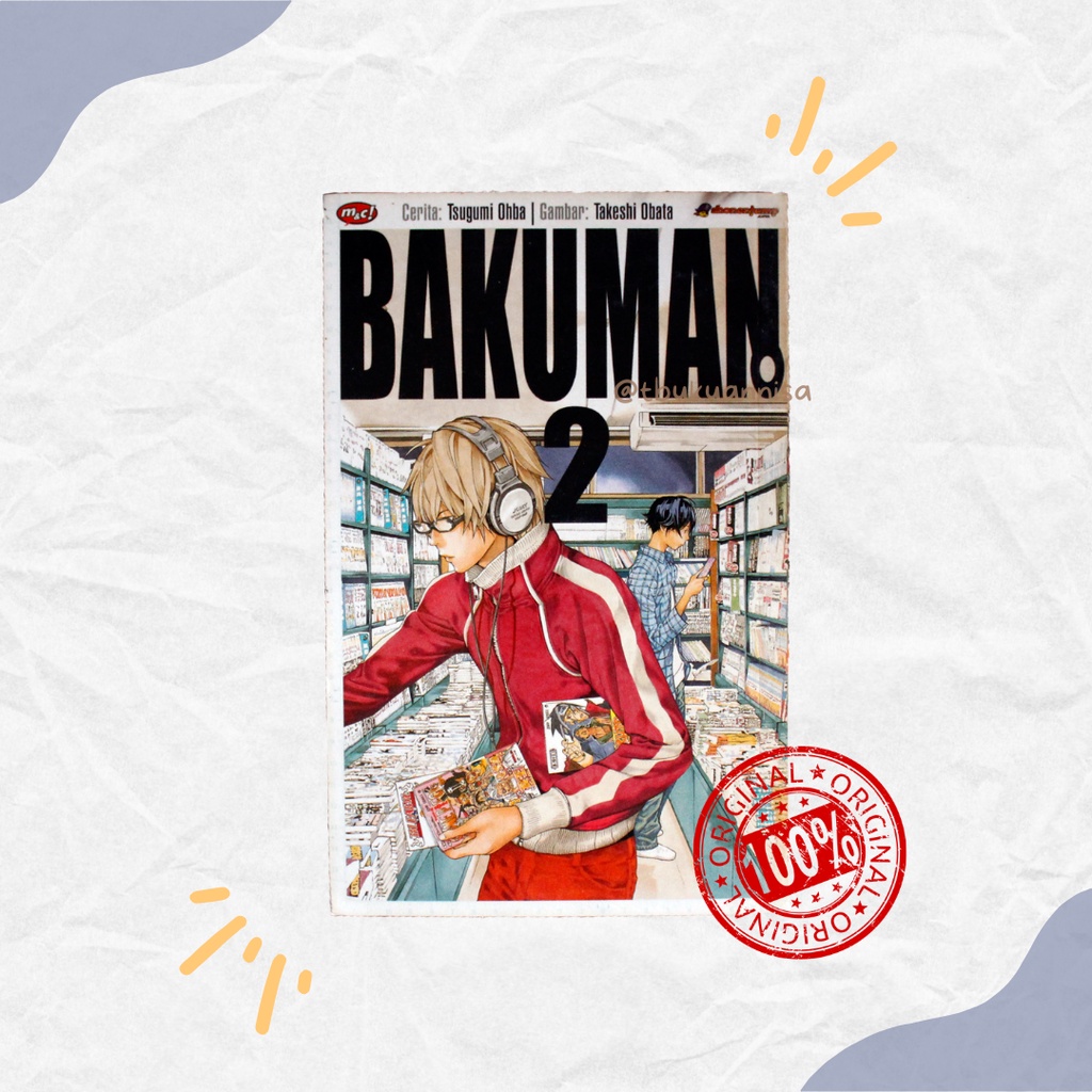 Jual Komik Bakuman Vol.2, 3, 4, 5, 7, 9, 10, 11, 14 (Tsugumi Ohba & Takeshi Obata) | Shopee ...
