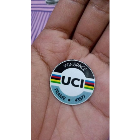 Jual Sticker-Stiker-Decal-Tempelan-Decal-Logo-Label Winspace UCI Frame ...