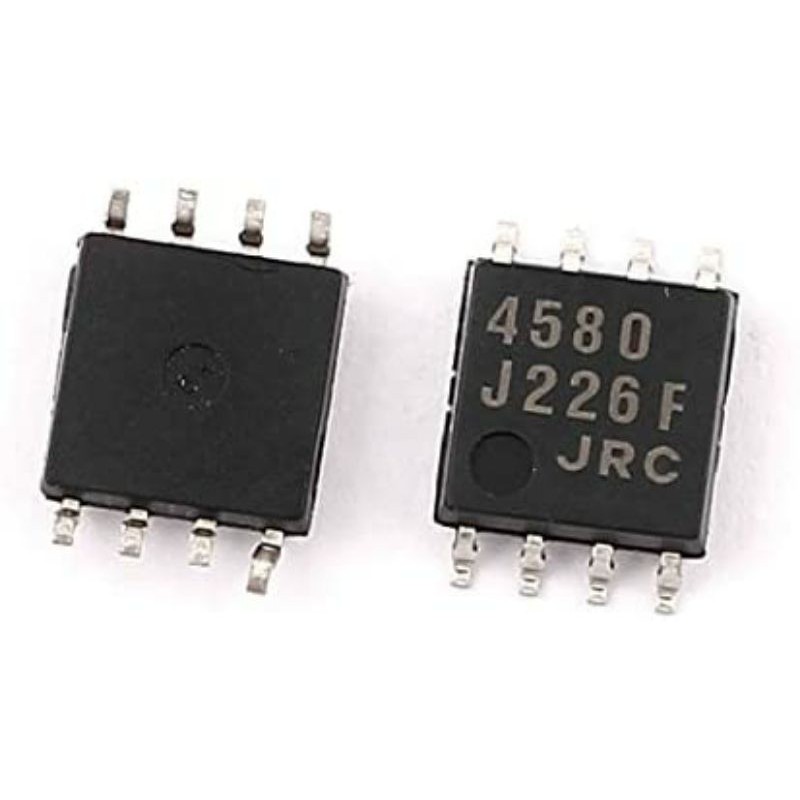 Jual IC JRC4580 SMD / IC DUAL OP - AMP LOW NOISE /IC MIXER | Shopee Indonesia