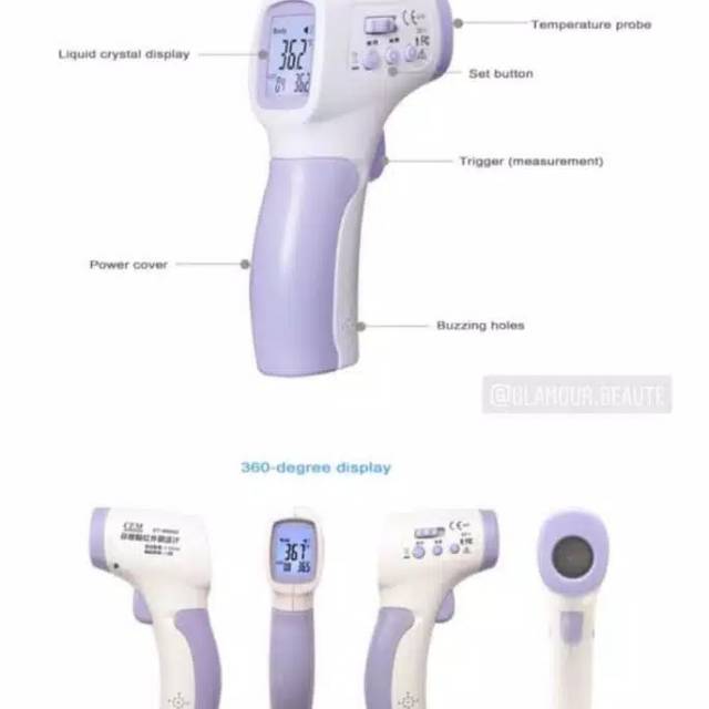 Jual Thermometer CEM DT8806S Digital infrared thermometer Gun | Shopee ...