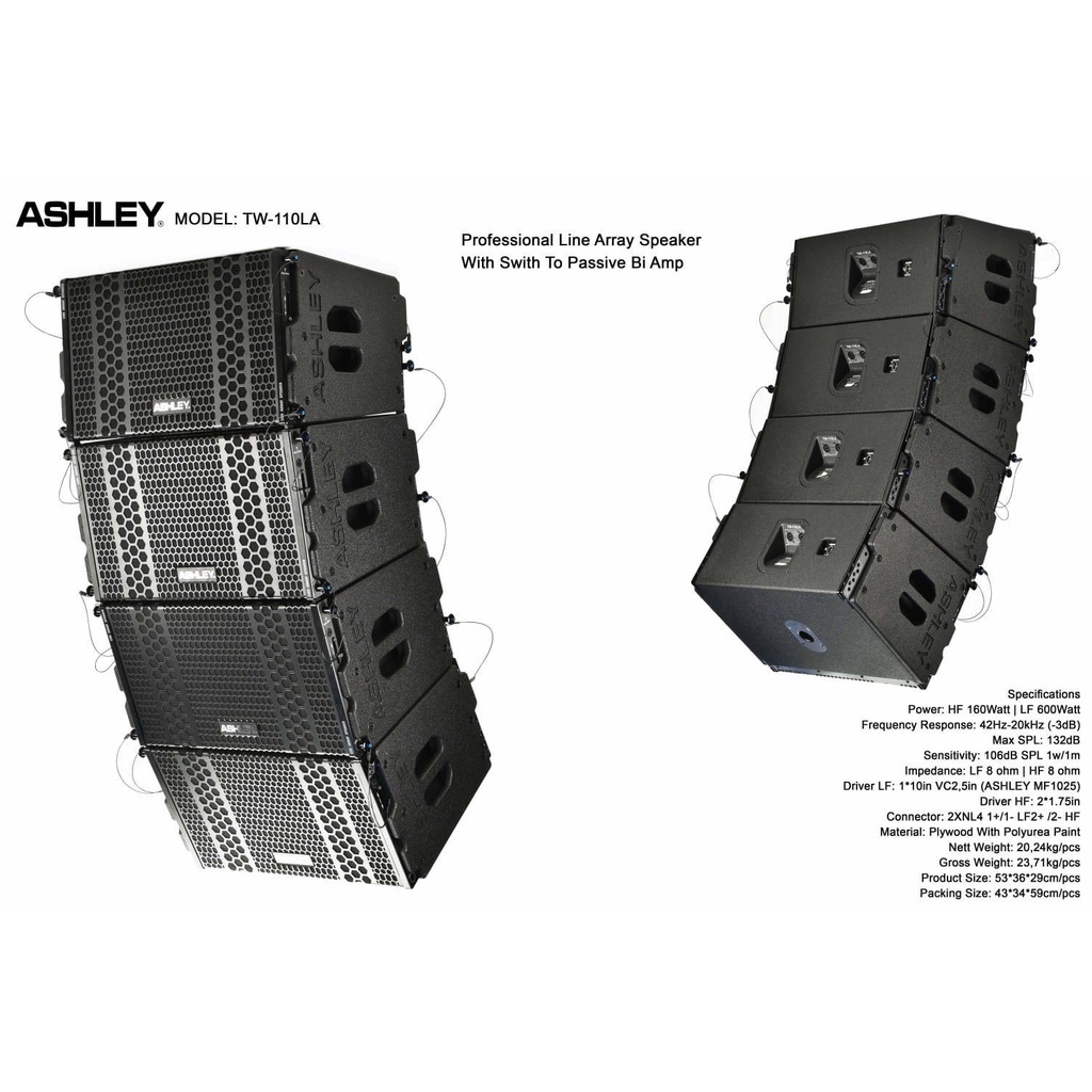 Jual SPEAKER ASHLEY LINE ARRAY TW110LA TW110 LA TW 110LA ORIGINAL ...