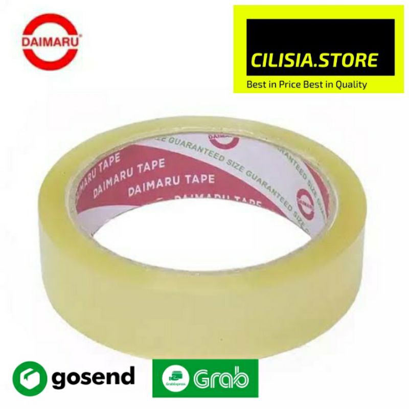 Jual Lakban Isolasi Daimaru OPP Lebar 1 Inch 24mm Panjang 72 Yard | Shopee Indonesia