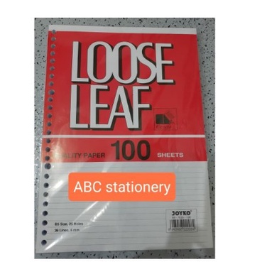 Jual Loose Leaf Kertas file Joyko B5 (100 lbr) | Shopee Indonesia