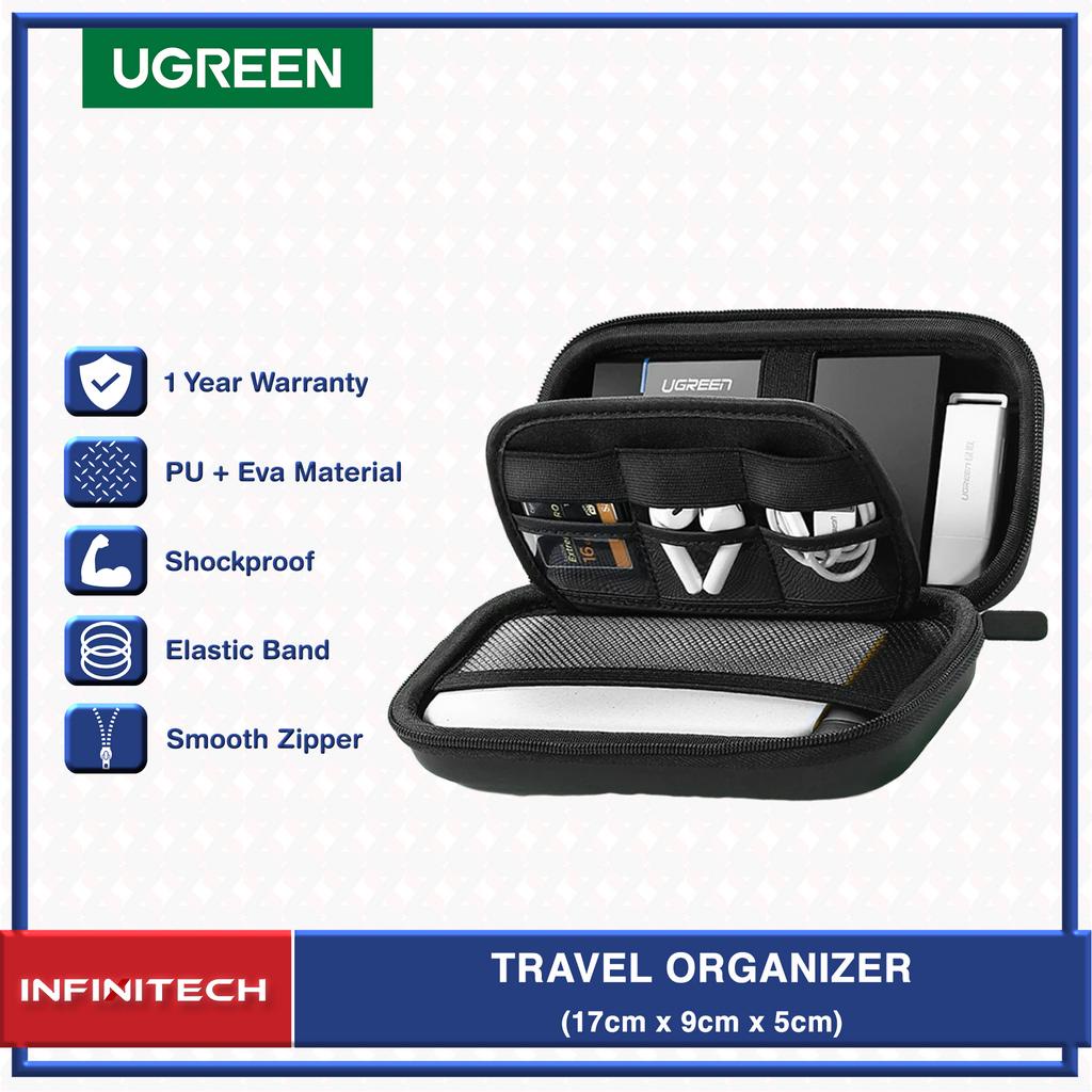 Jual Ugreen Pouch Storage Case Tas Earphone TWS Kabel Charger Hard Disk ...