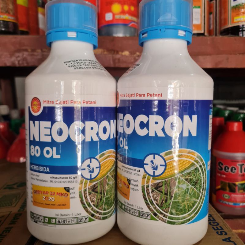 Jual herbisida selektif NEOCRON 80 OL 1l bonus kaos pembasmi rumput ...