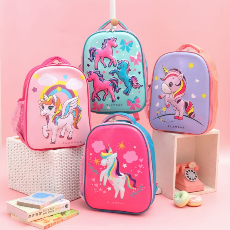 Jual TAS DINO KUDA PONI - Tas ransel anak karakter tas sekolah PAUD TK ...