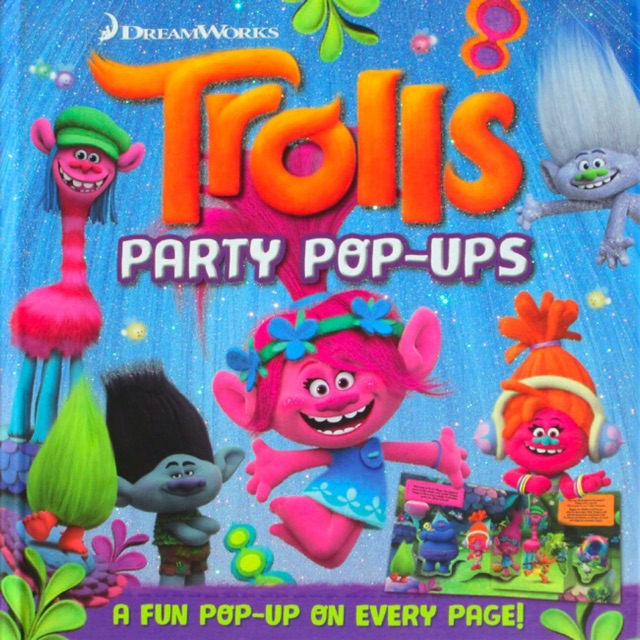 Jual Dreamworks Trolls Party Pop-Ups Book (A fun pop-up on every page ...