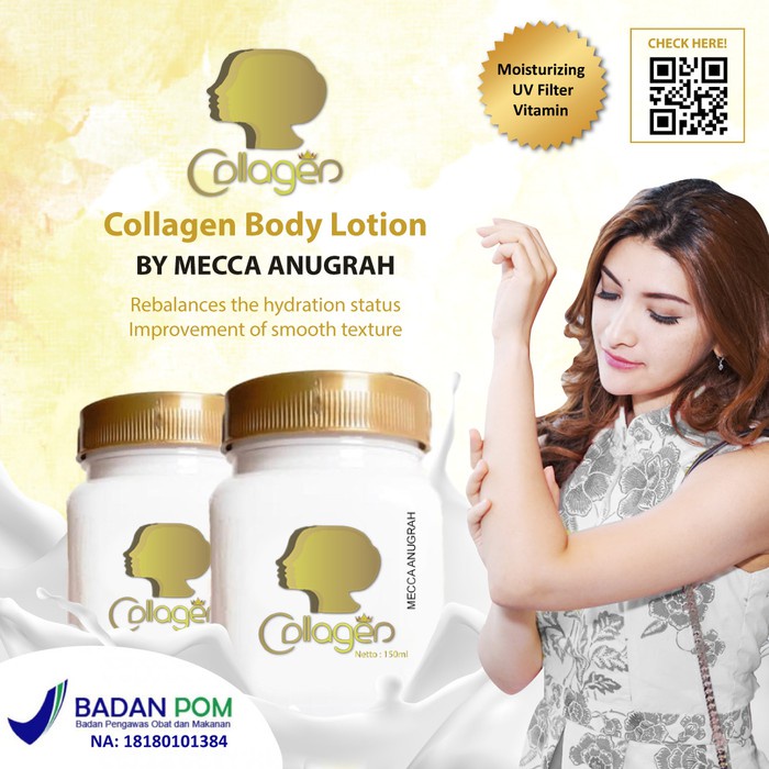 Jual Najmia SYB Mecca Anugrah Collagen Body Serum 100ml dan Body Lotion ...