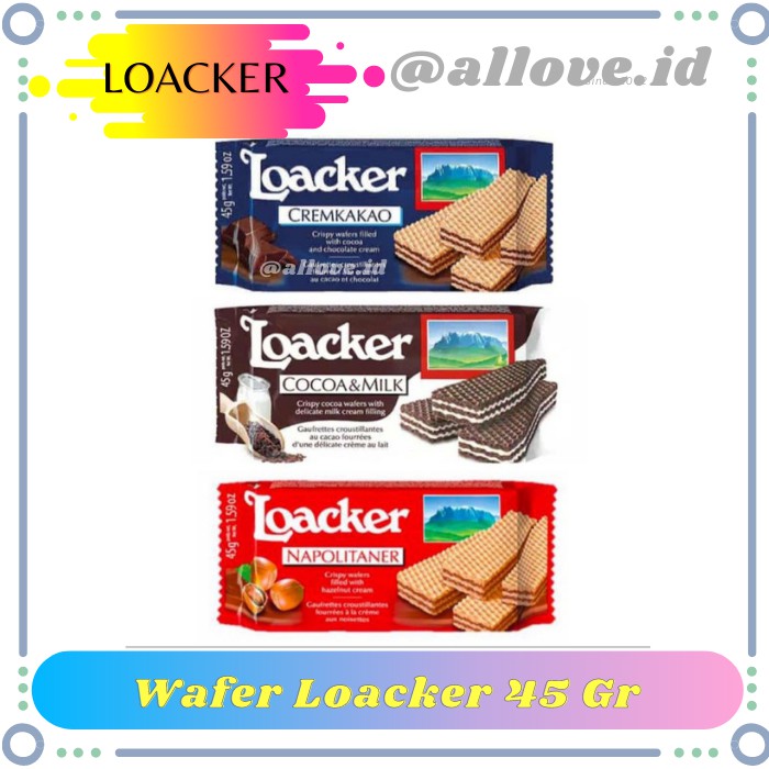 Jual Loacker Wafer 45 Gr | Shopee Indonesia