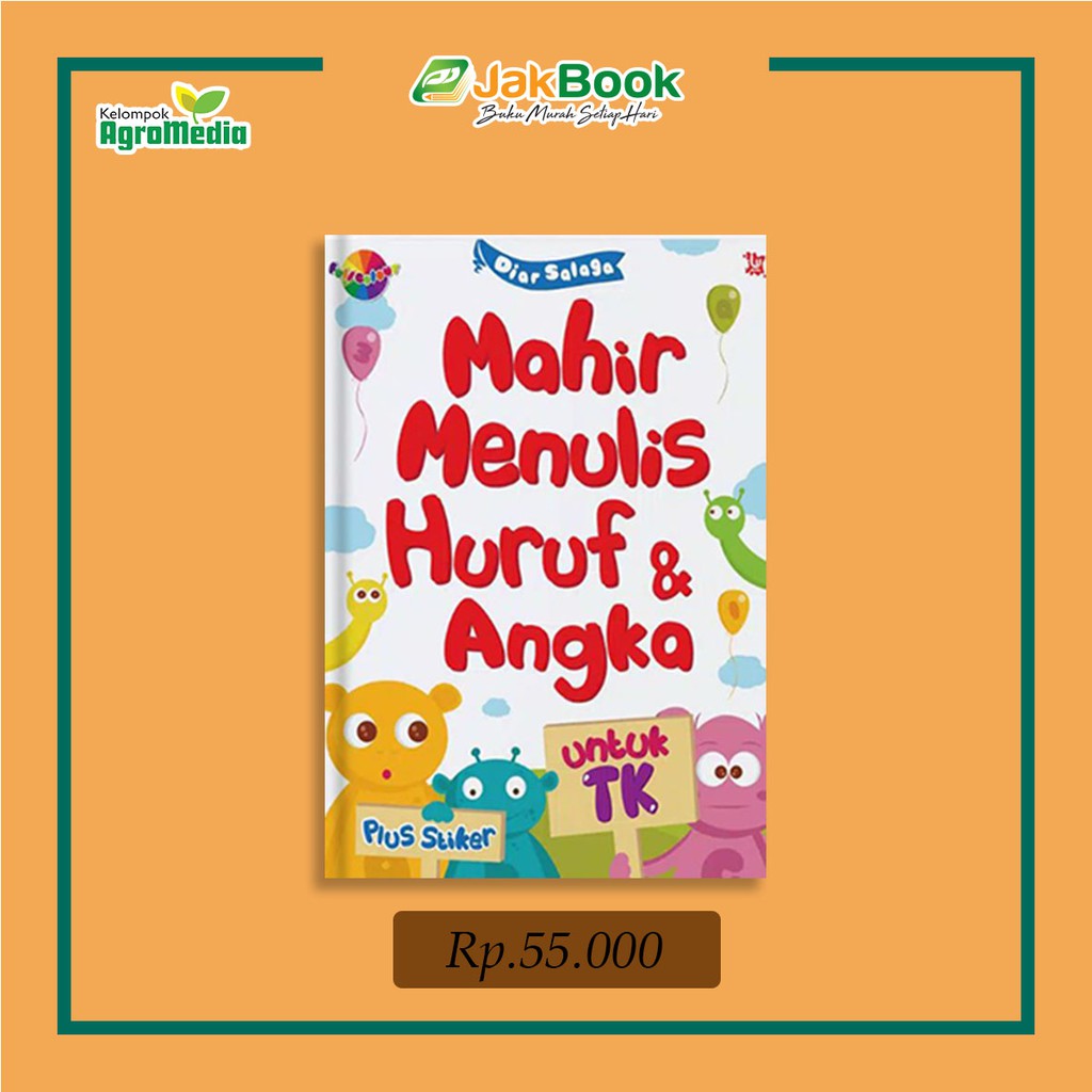 Jual MAHIR MENULIS HURUF & ANGKA ( PLUS STIKER ) | Shopee Indonesia
