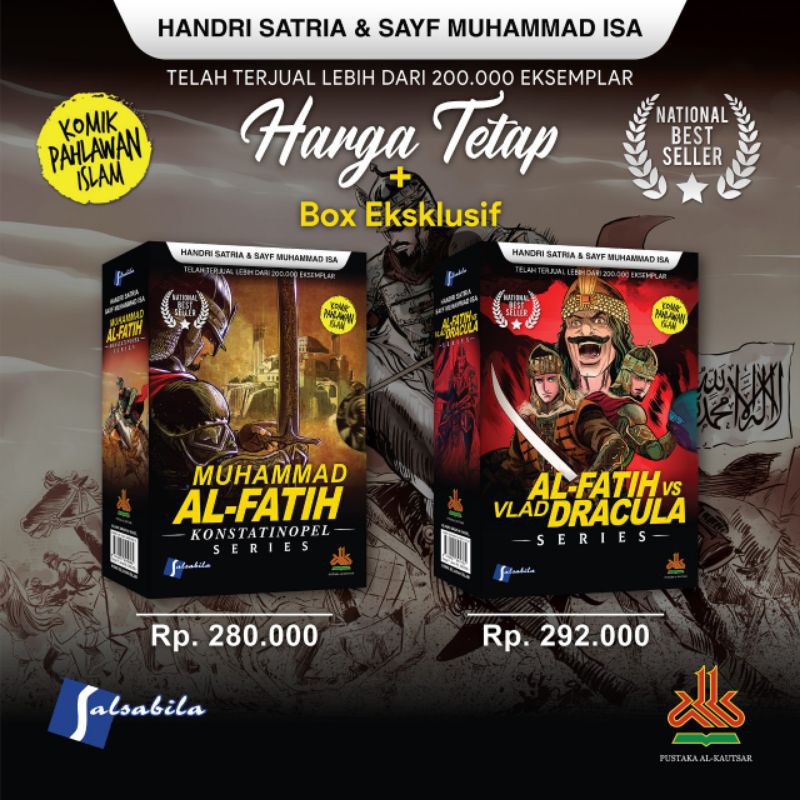 Jual 2 Set Komik Muhammad Al Fatih 1 2 3 Perang Varna Kebangkitan ...