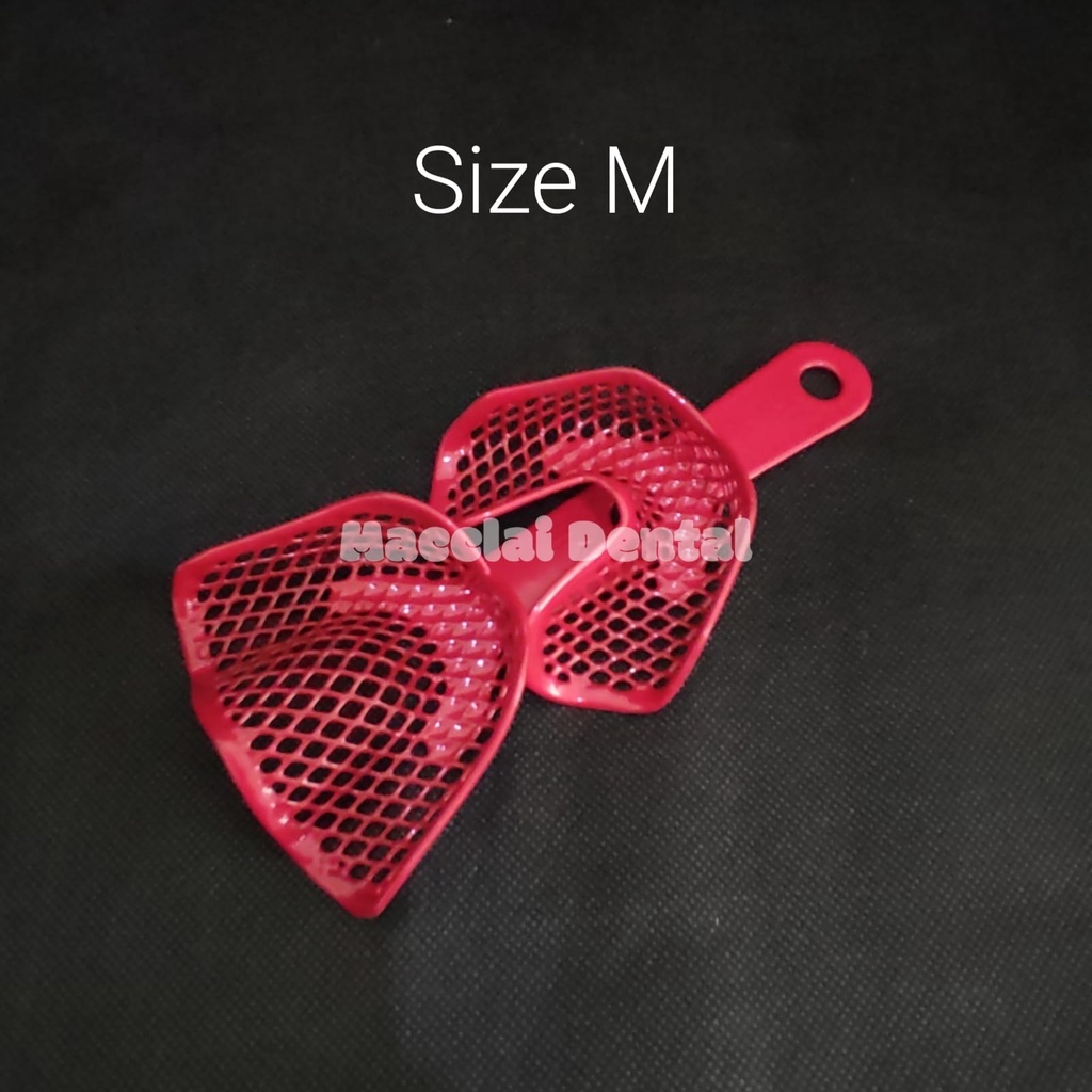 Jual SENDOK CETAK GIGI DENTAL TRAY IMPRESSION TERSEDIA UKURAN S M L ...